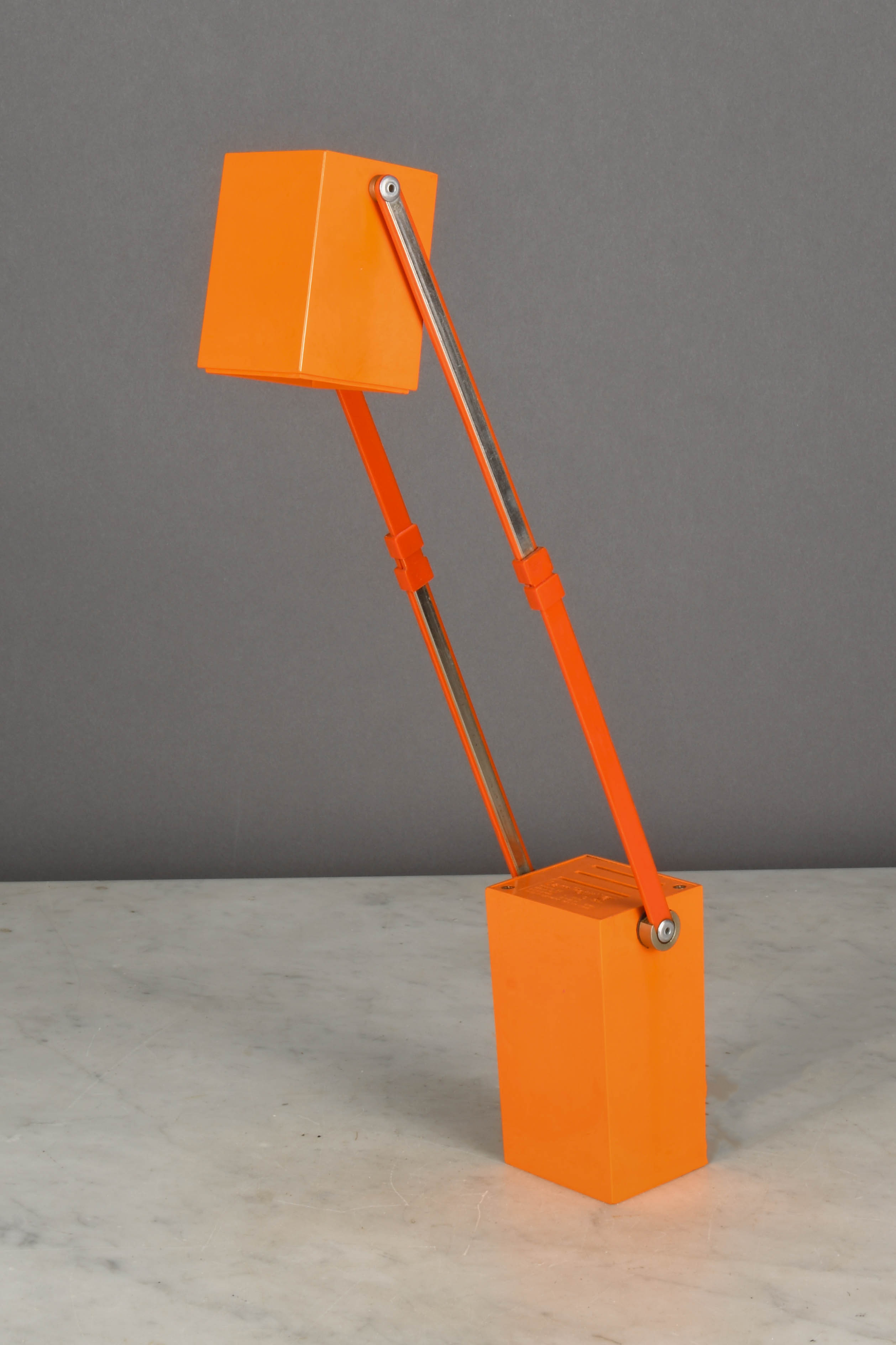 Vintage Orange Unique Adjustable Desk Lamp (Can Also Be Wall Mounted ...